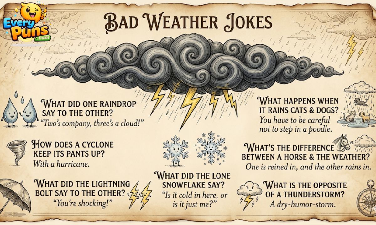 307+ Funny Weather Jokes That Will Blow You Away (2026)